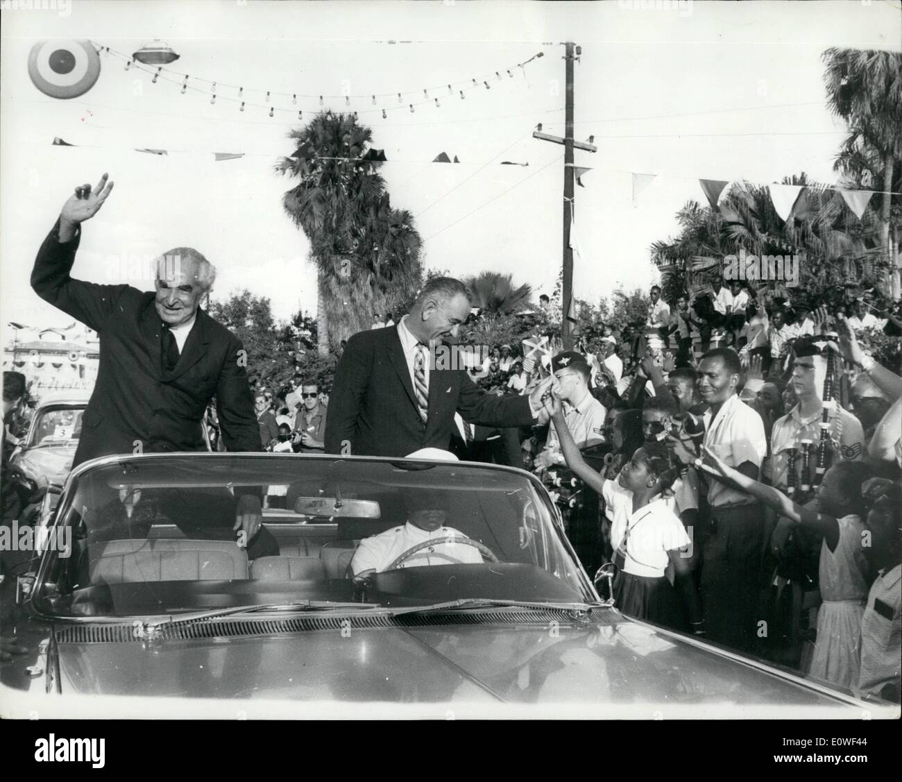 Aug. 08, 1962 - Jamaican Independence Day. Photo shows: Premier Sir ...