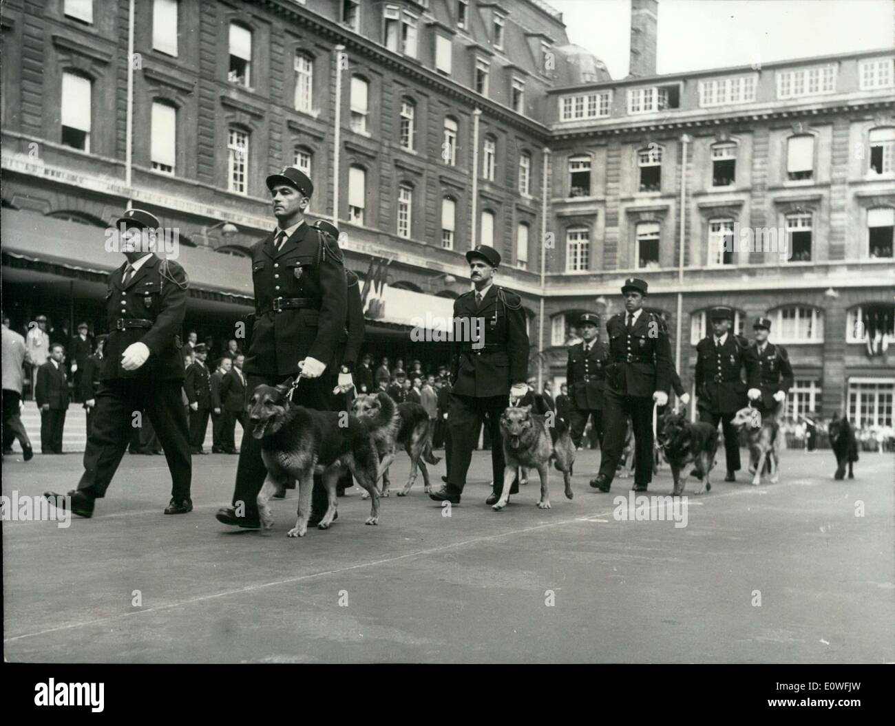 Aug. 20, 1962 - Police March in Parade 8th Anniversary of Liberation of ...
