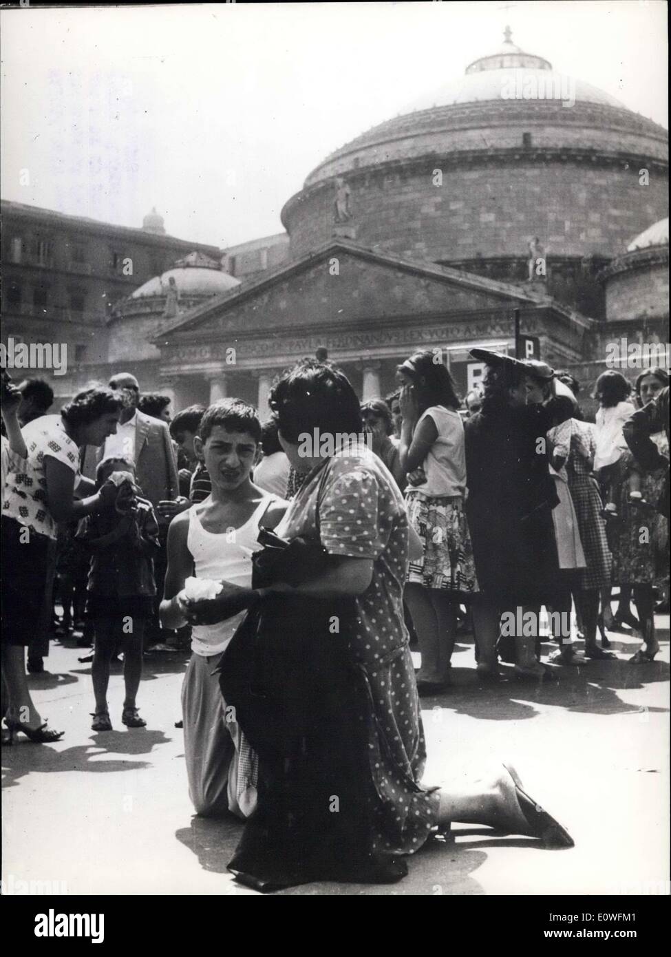 Aug. 28, 1962 - Napoli, 28th August 1962, The terrible earthquake that ...