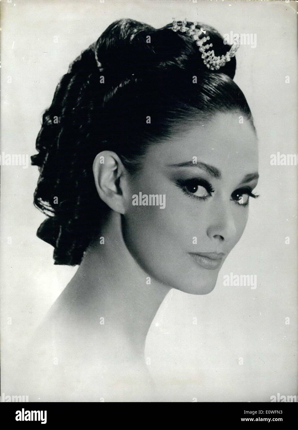 Aug. 31, 1962 - Model Wearing Elizabeth Arden Hairstyle & Make-Up for ...