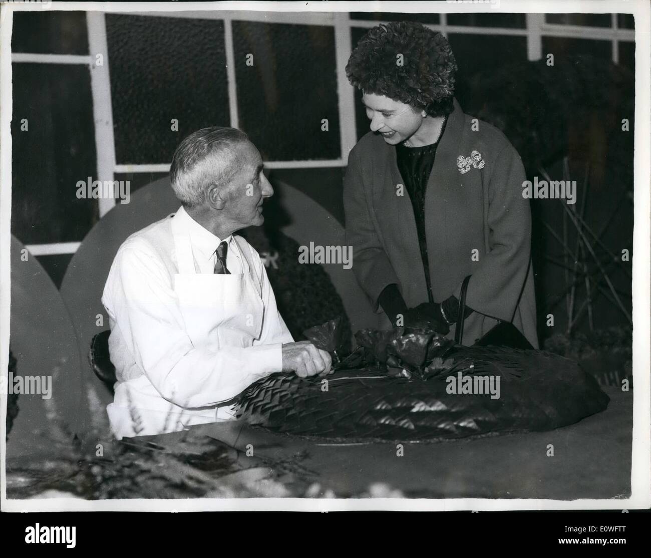 Nov. 11, 1962 - Queen visits Richmond Poppy factory.: The Queen and the ...