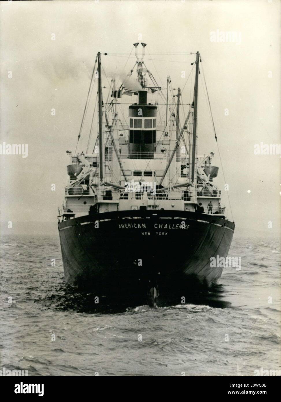 Sep. 09, 1962 - The Super Cargo Ship: ''American Challenger' Stock ...