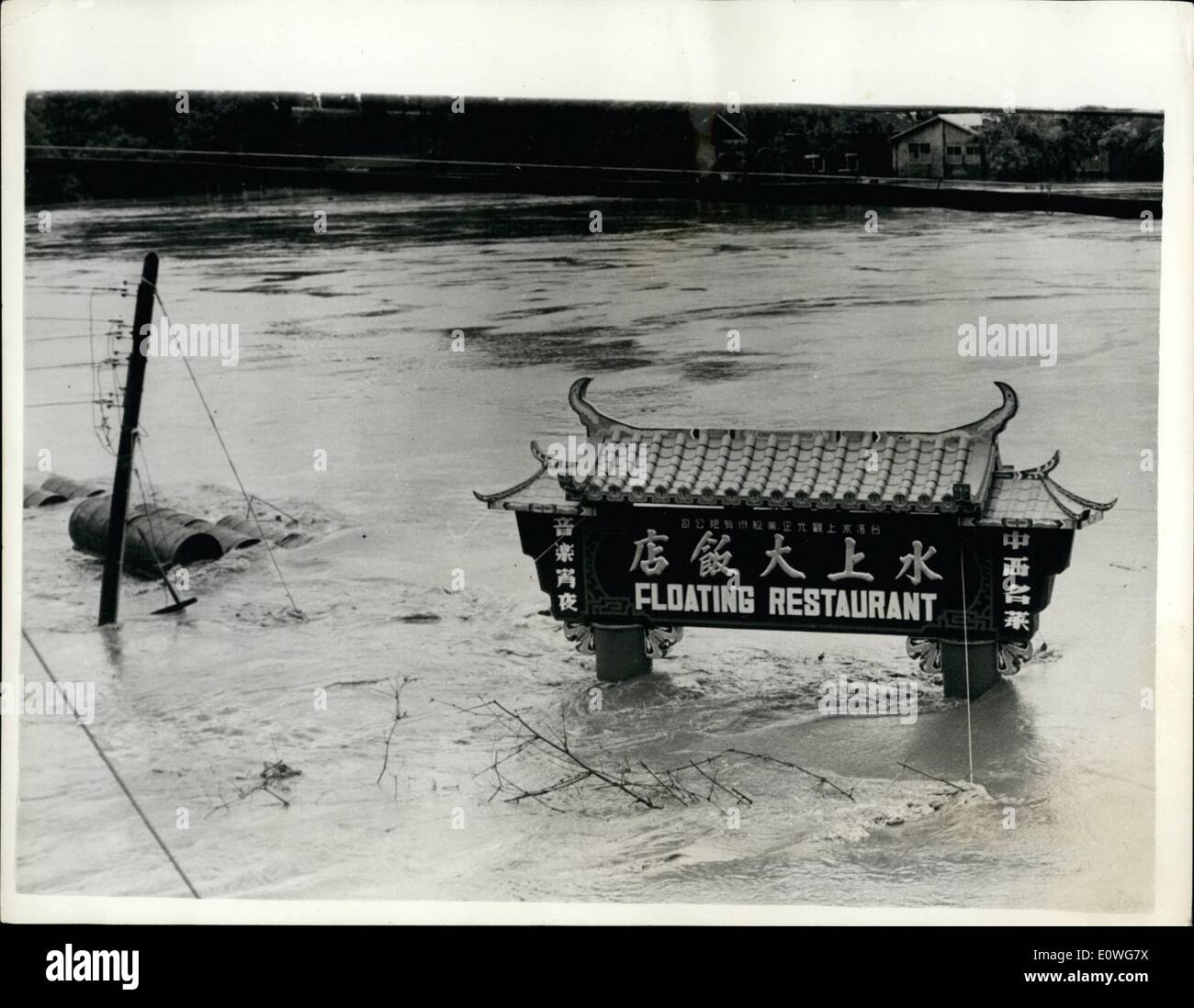 Sep. 09, 1962 - Typhoon ''Amy'' swamps Taipei; Typhonn ''Amy'' with ...