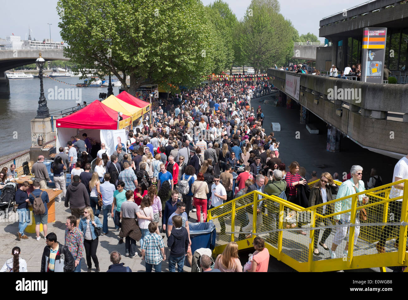 South Bank Food Festival London Stock Photo - Alamy
