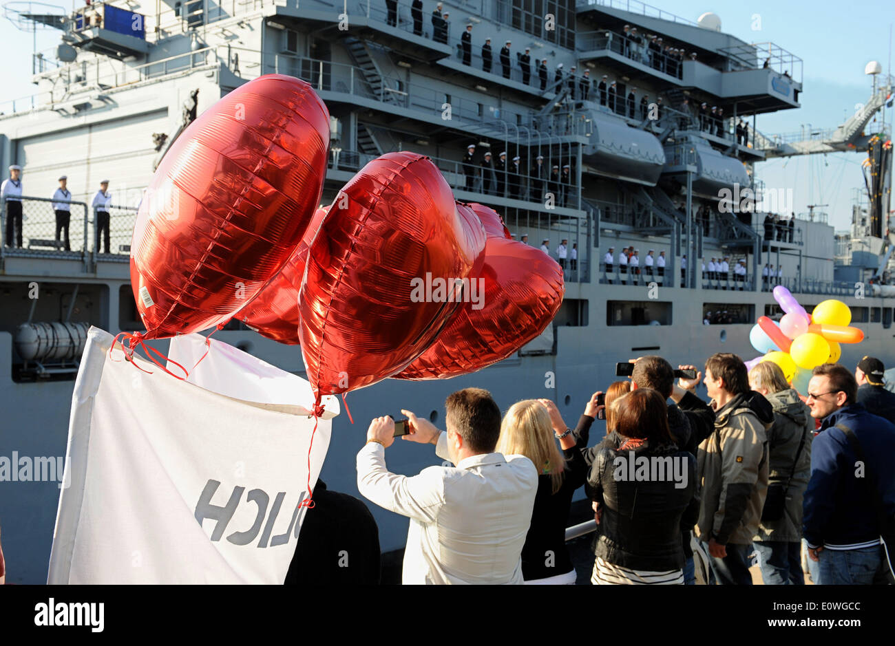 Type 702 Berlin class replenishment ship 'Frankfurt am Main' returns to ...