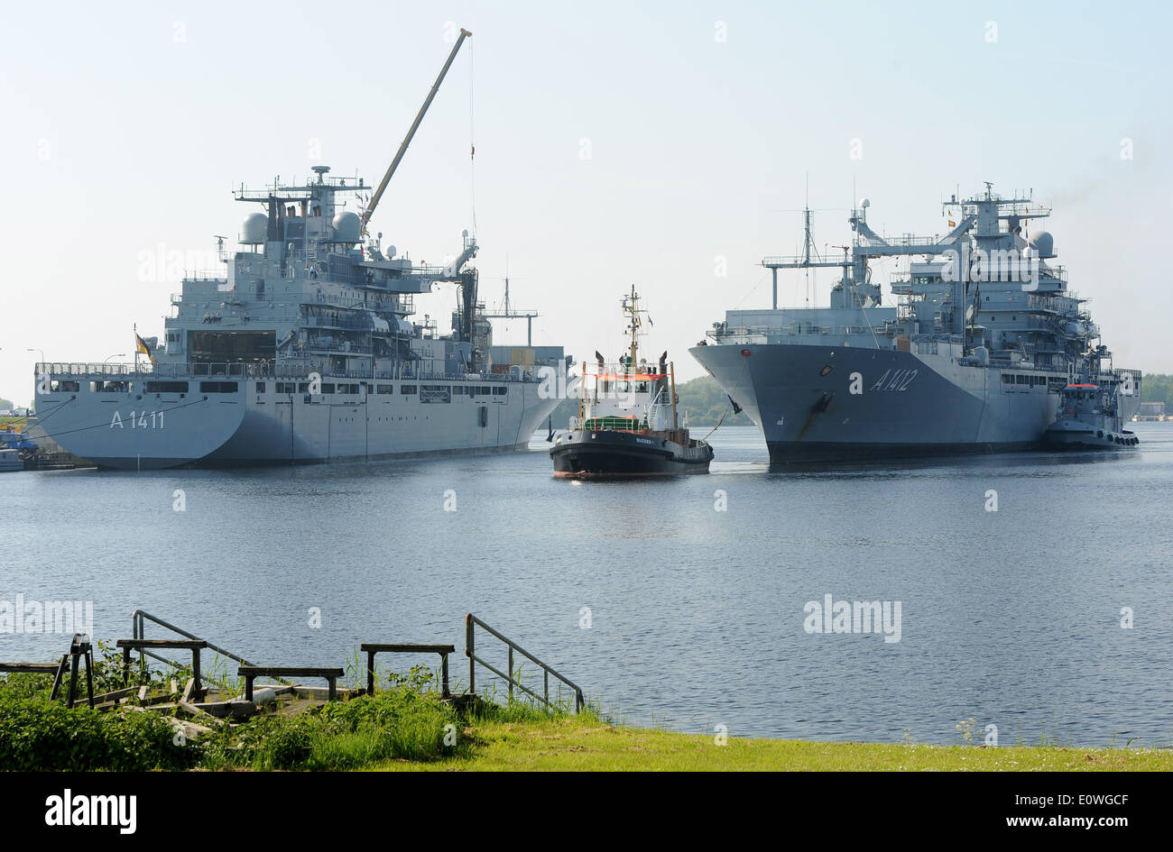 Type 702 Berlin class replenishment ship 'Frankfurt am Main' (R ...