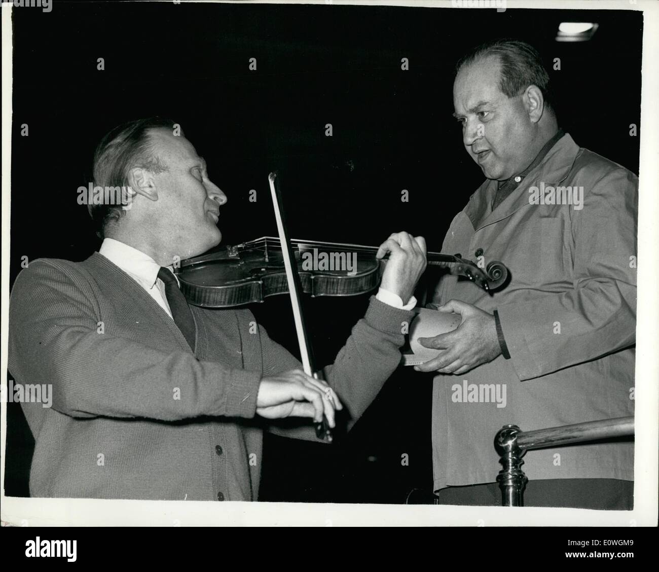 Sep. 09, 1962 - Menuhin and Oistrakh Play Together: Two of the worldÃ¢â ...