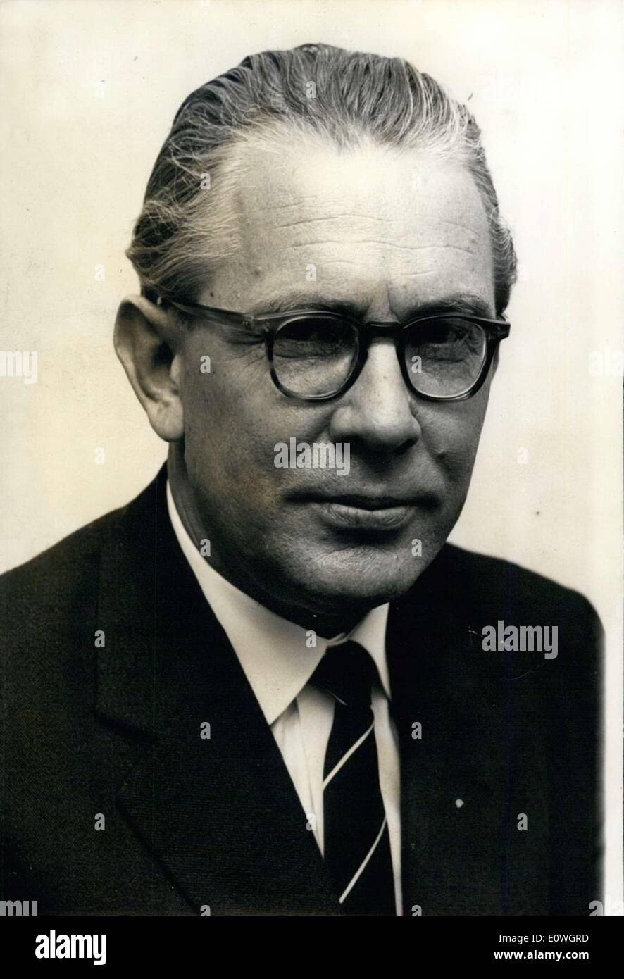 Dec. 11, 1962 - Pictured is German Defense Minister Kai Uwe von Hassel ...