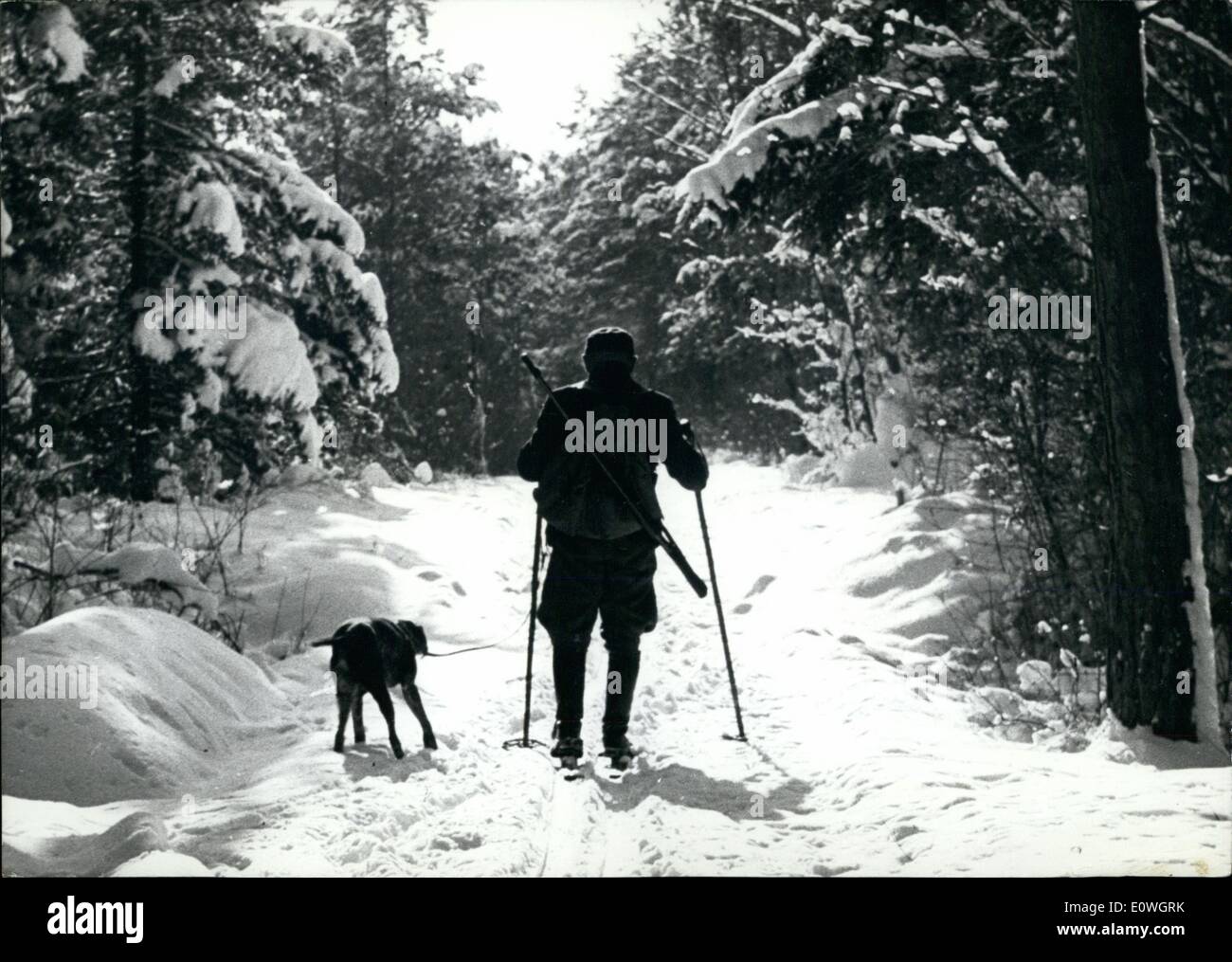 Dec. 12, 1962 - A wintry district - walk : By the early coming of the ...