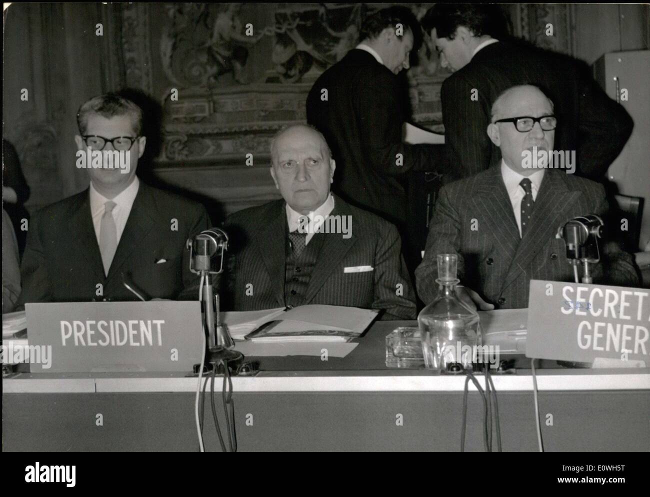 Dec. 17, 1962 - Here are Polys Modinos, Attillo Piccioni, and Lodovico ...