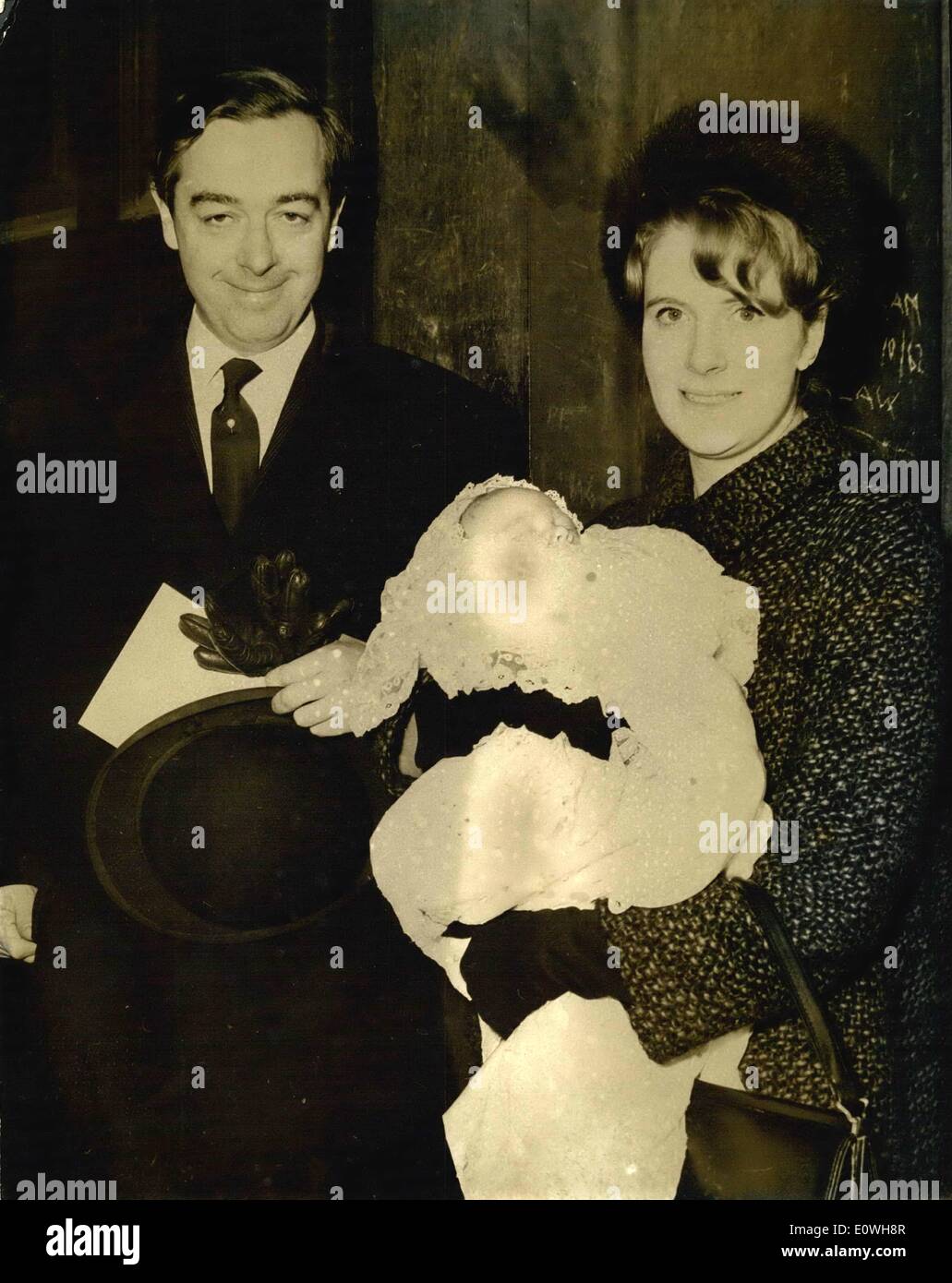 Jan. 12, 1963 - 12-1-63 Sir Winston's first great-grandchild christened ...