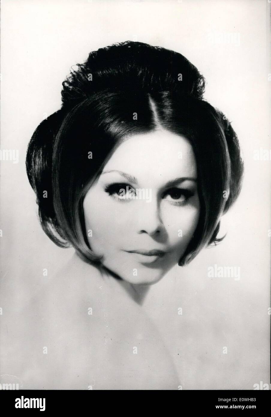 Jan. 31, 1963 - Charles of Ritz ''Victoria'' Spring Hairstyle Stock ...