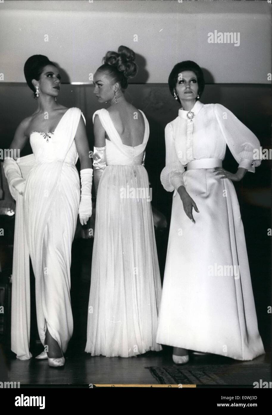 Mar. 03, 1963 - Lady-like and elegant... .... are these evening-dresses ...