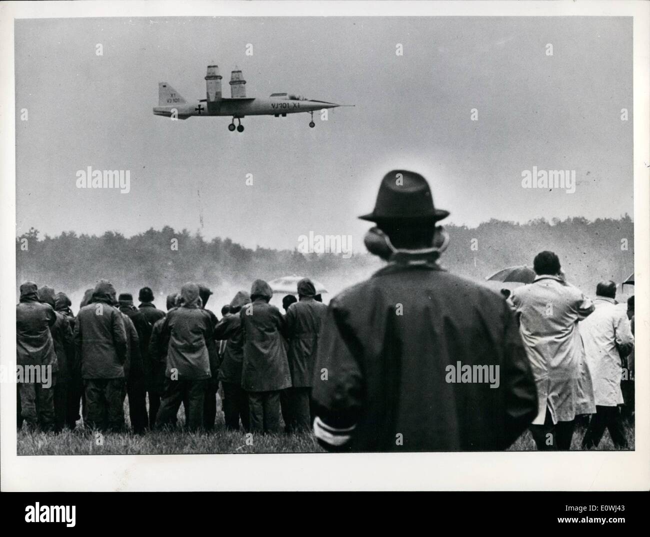 May 05, 1963 - Fist Vertical-start jet plane of the west German Army ...
