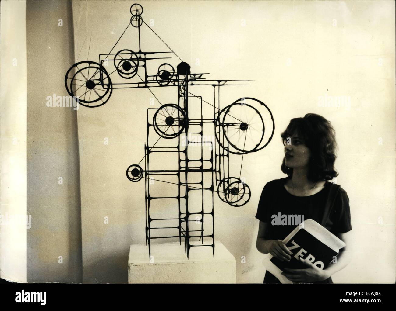 Mar. 03, 1963 - Automobile Sculptures; made of wires and other steel ...