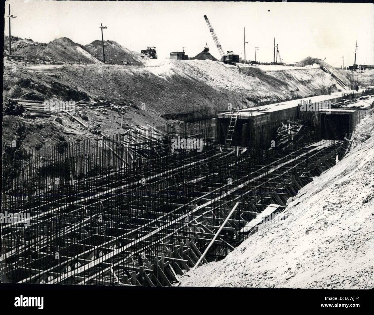 Jun. 06, 1963 - Cuba. Thermoelectric Power Station in Mariel Drains for ...