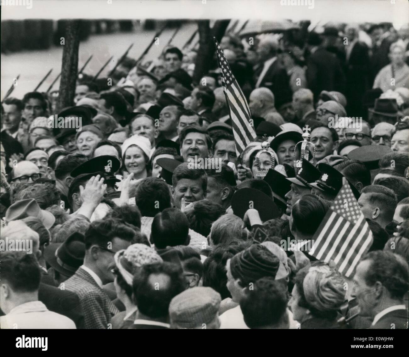 Jun. 06, 1963 - Kennedy in Cork: Photo shows President Kennedy of the ...