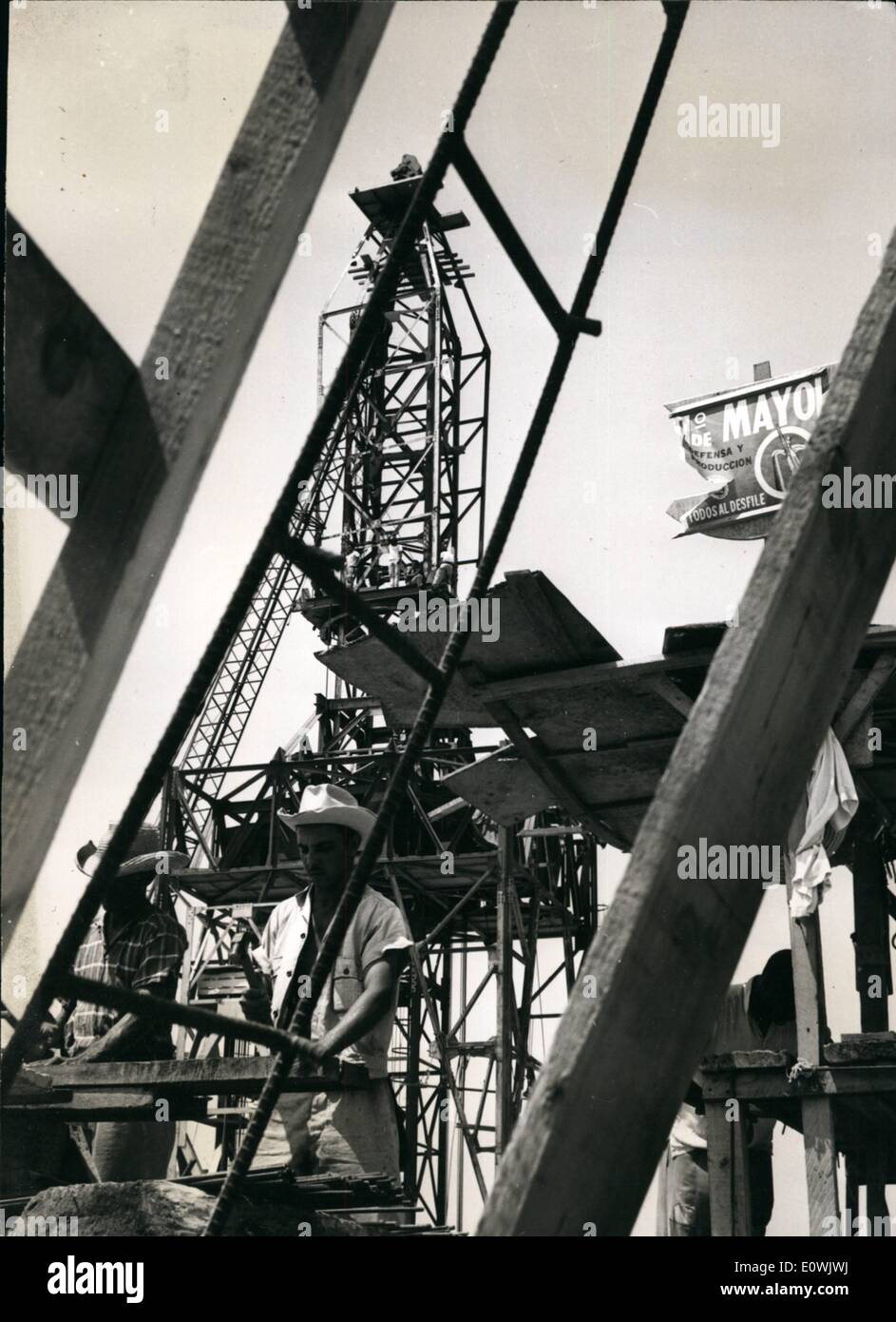 Jun. 06, 1963 - Cuba. Thermoelectric Power stations in Mariel. On the ...