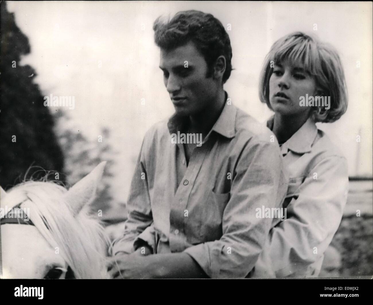 Jun. 06, 1963 - JOHNNY HALLYDAY AND SILVIE VARTAN MAKE THEIR FIRST ...