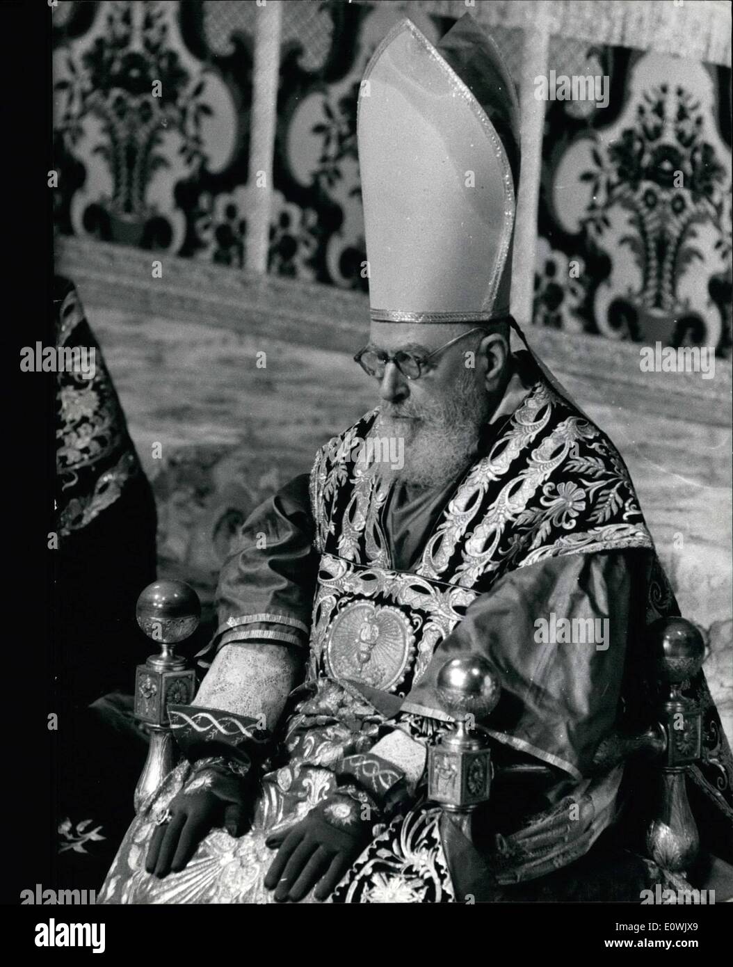 Jun. 06, 1963 - This morning cardinal Eugene Tisserant Holy College ...