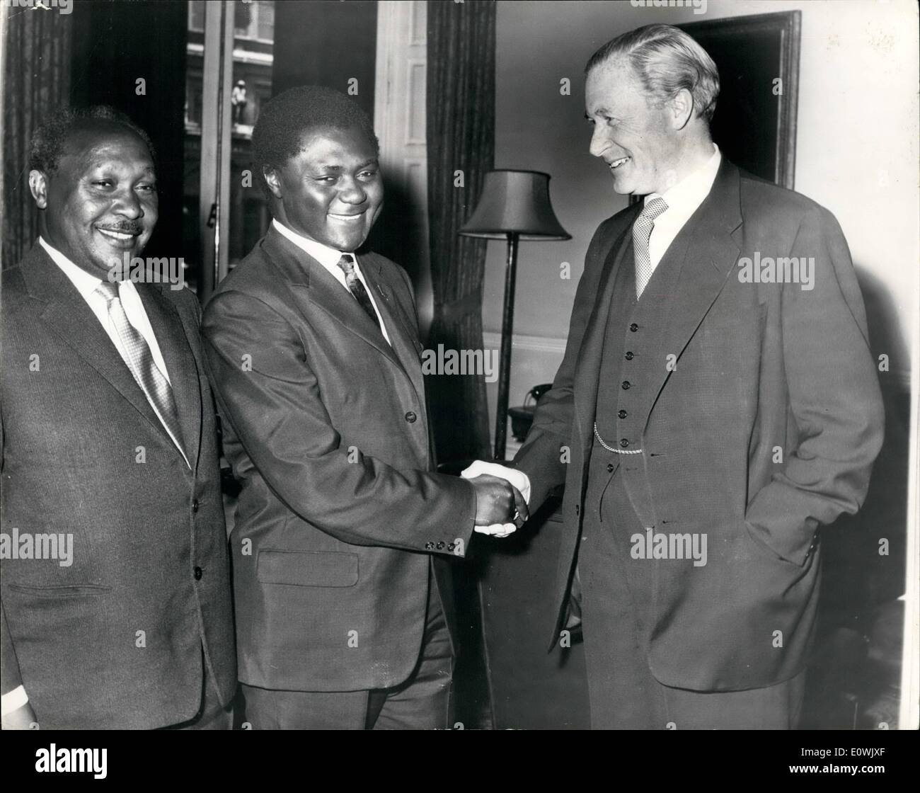 Jun. 06, 1963 - Tom Mboya In London- Mr. Tom Mboya, Kenya's Minister ...