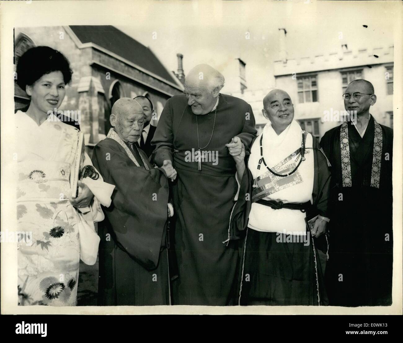 Apr. 04, 1963 - Japanese religious leaders meet the Archbishop of ...