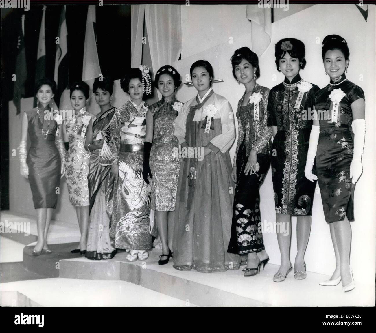 Apr. 04, 1963 - Korean beauty wins ''Miss Asia'' contest.: Miss Chai ...