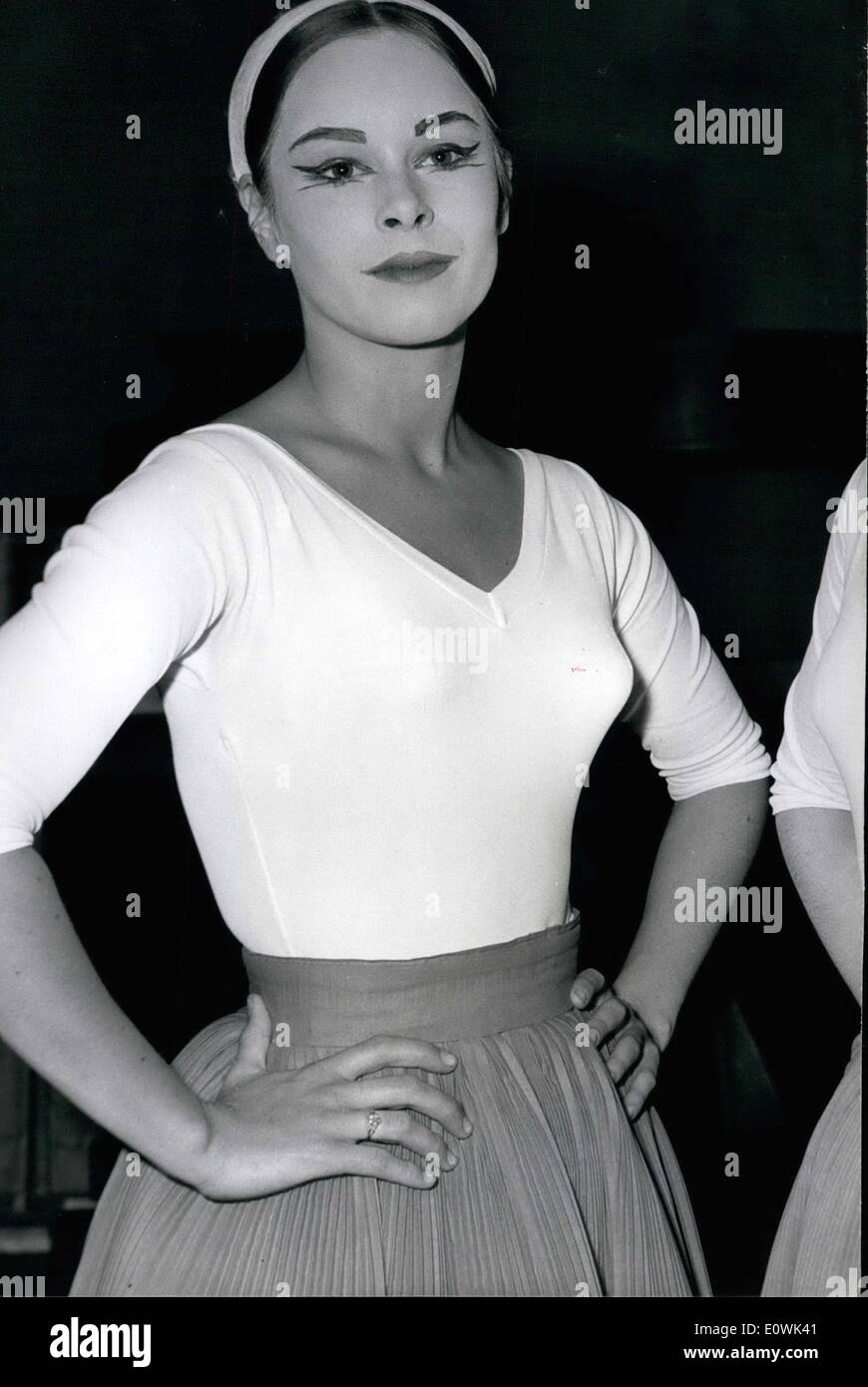 Jun. 06, 1963 - Rehearsal for royal ballet school matinee : many well ...