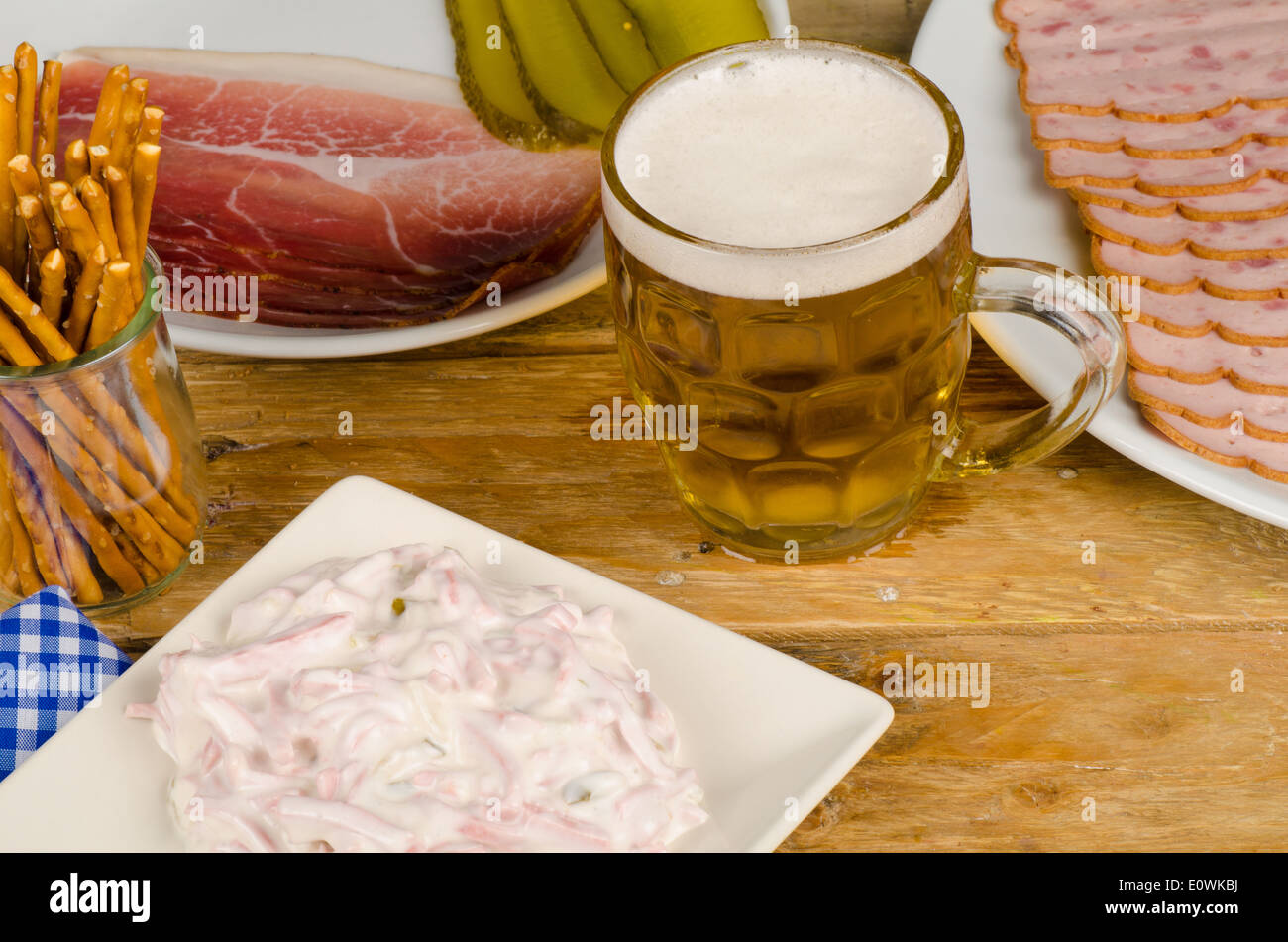 Traditional german snacks hi-res stock photography and images - Alamy