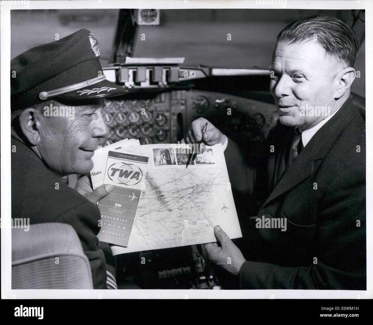 Jul. 07, 1963 - Douglas 'Wrong Way'' Corrigan arrived from Los Angeles ...