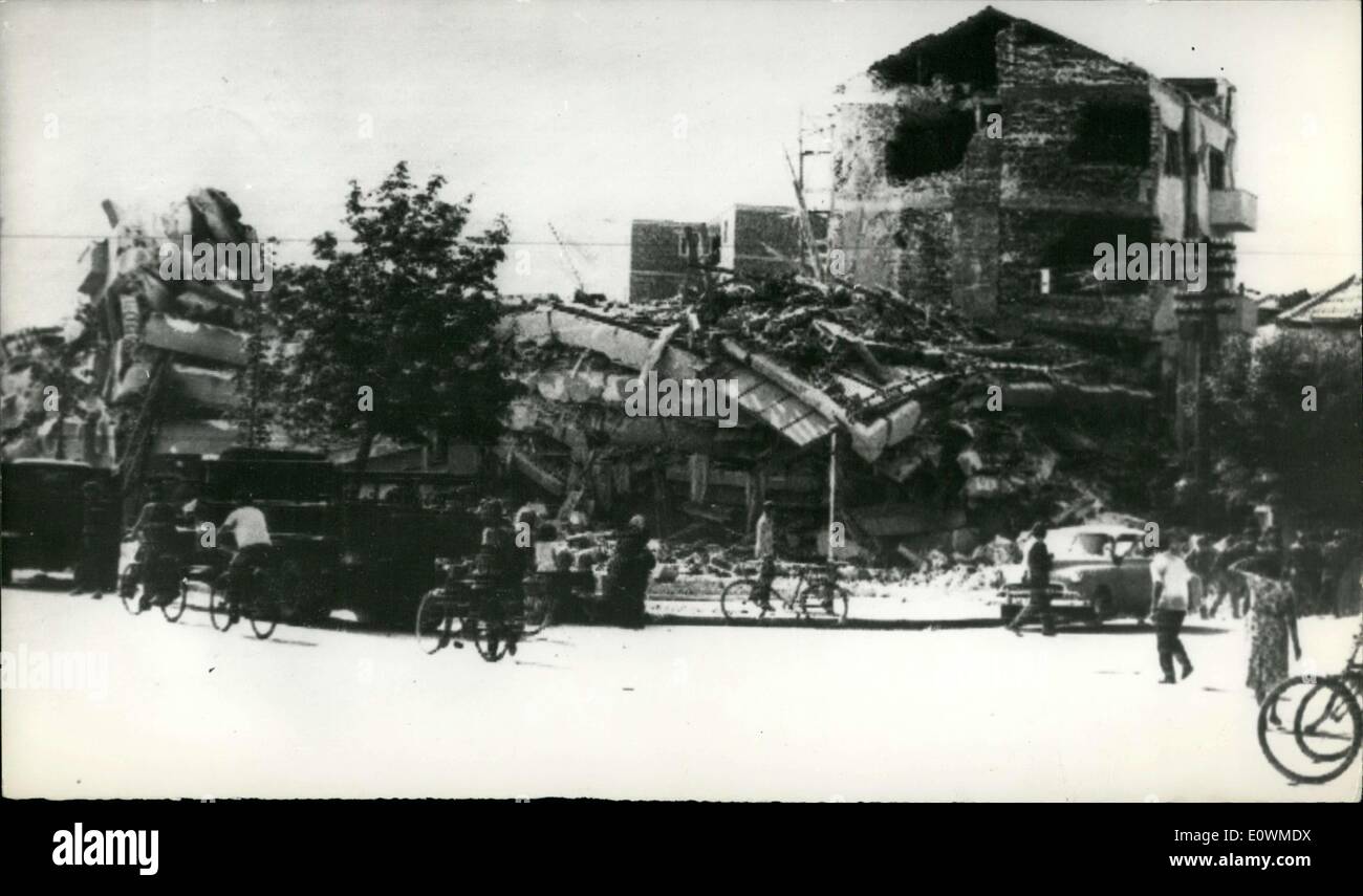 Jul. 27, 1963 - Building in Ruins after an Earthquake in Skolje ...