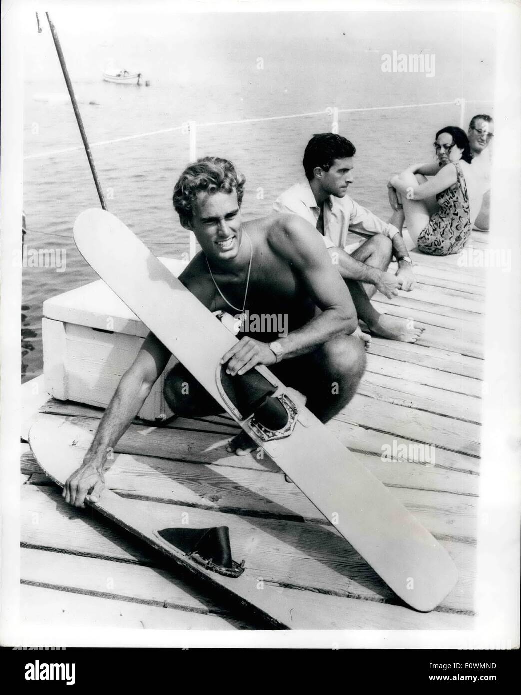 Aug. 08, 1963 - Handsome son of a famous father. Seen enjoying a spell ...