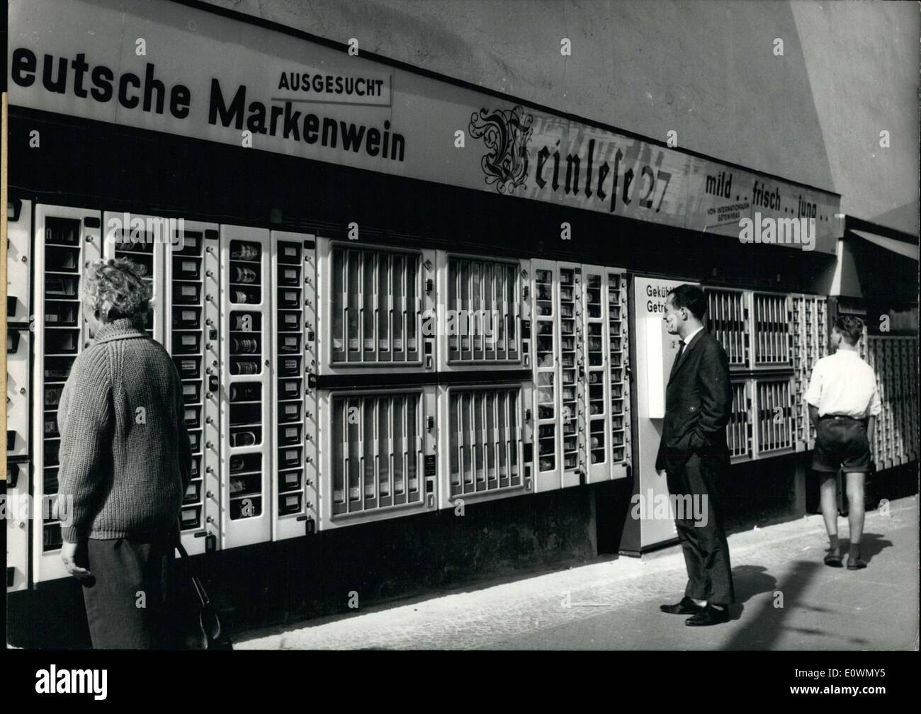 Sep. 21, 1963 - The longest automat in Germany is on Berlin's Herrmann ...