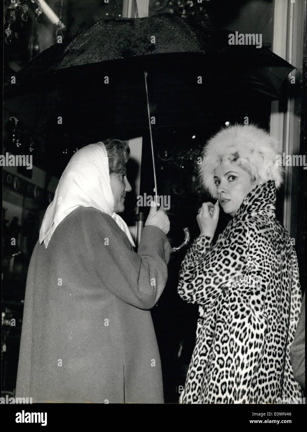 Dec. 12, 1963 - Gina Lollobrigida wearing a pair of trousers, a white ...