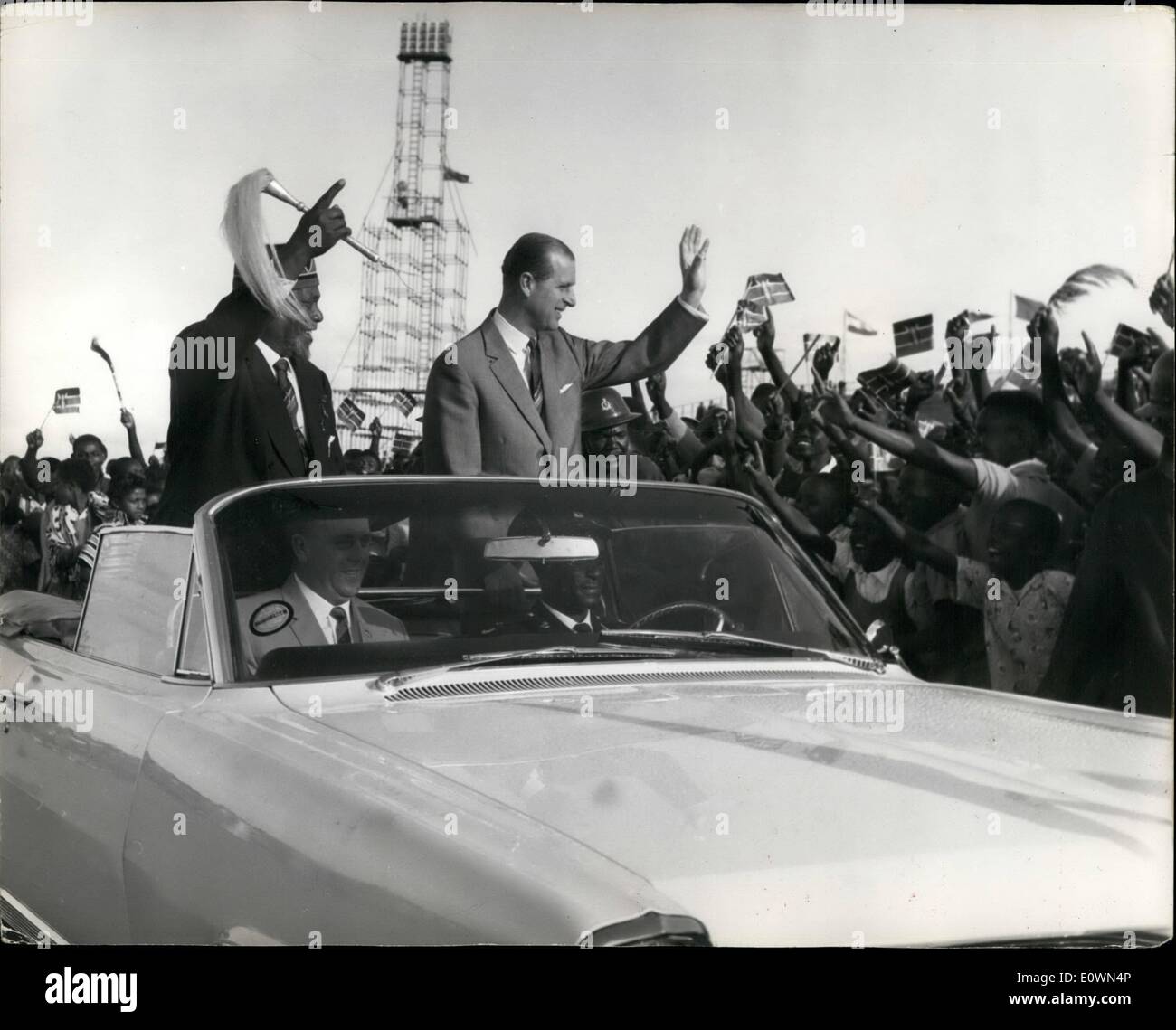 Attended by the queen and the duke of edinburgh hi-res stock ...