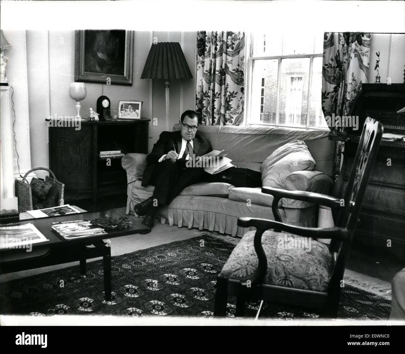 Oct. 10, 1963 - Contender For The Fremiership - Reginald Maudling Gets ...