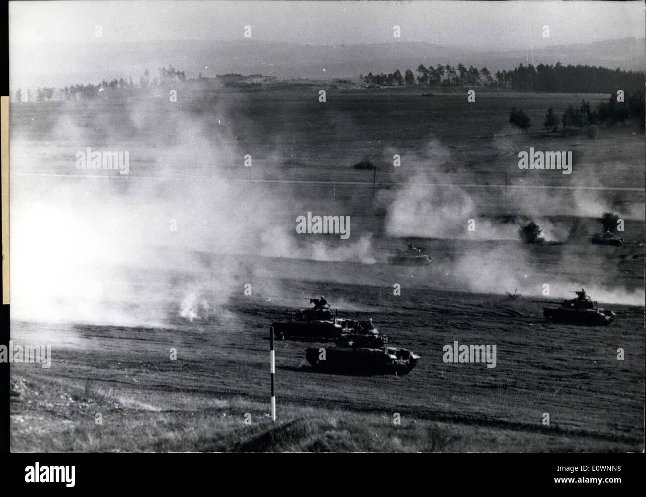 Oct. 10, 1963 - Military Exercise of thee Nations: At Grafenwohr ...