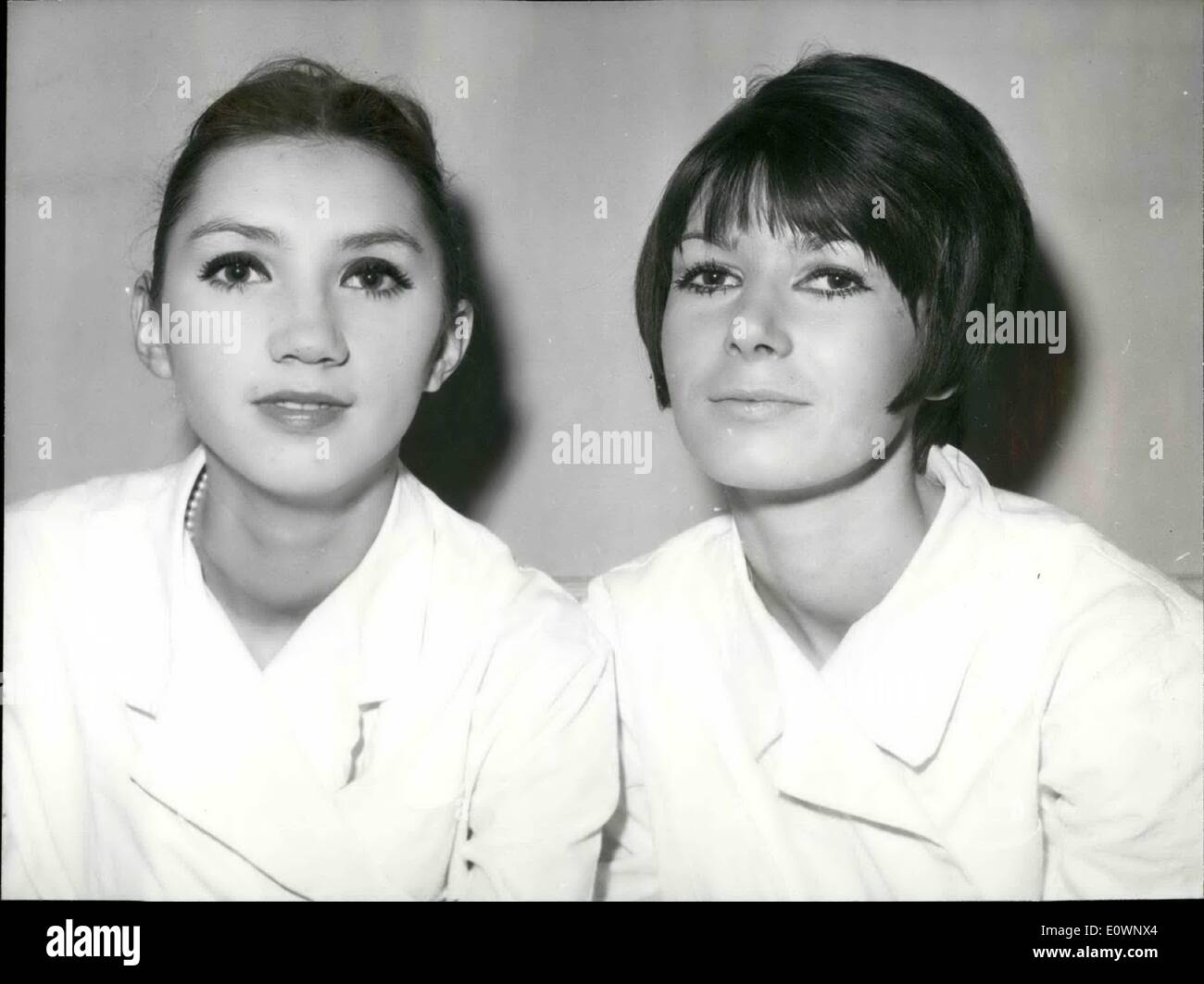 Jan. 01, 1964 - INTRODUCING TWO NEW DIOR MODELS: OPS: LEFT: ELISABETH ...