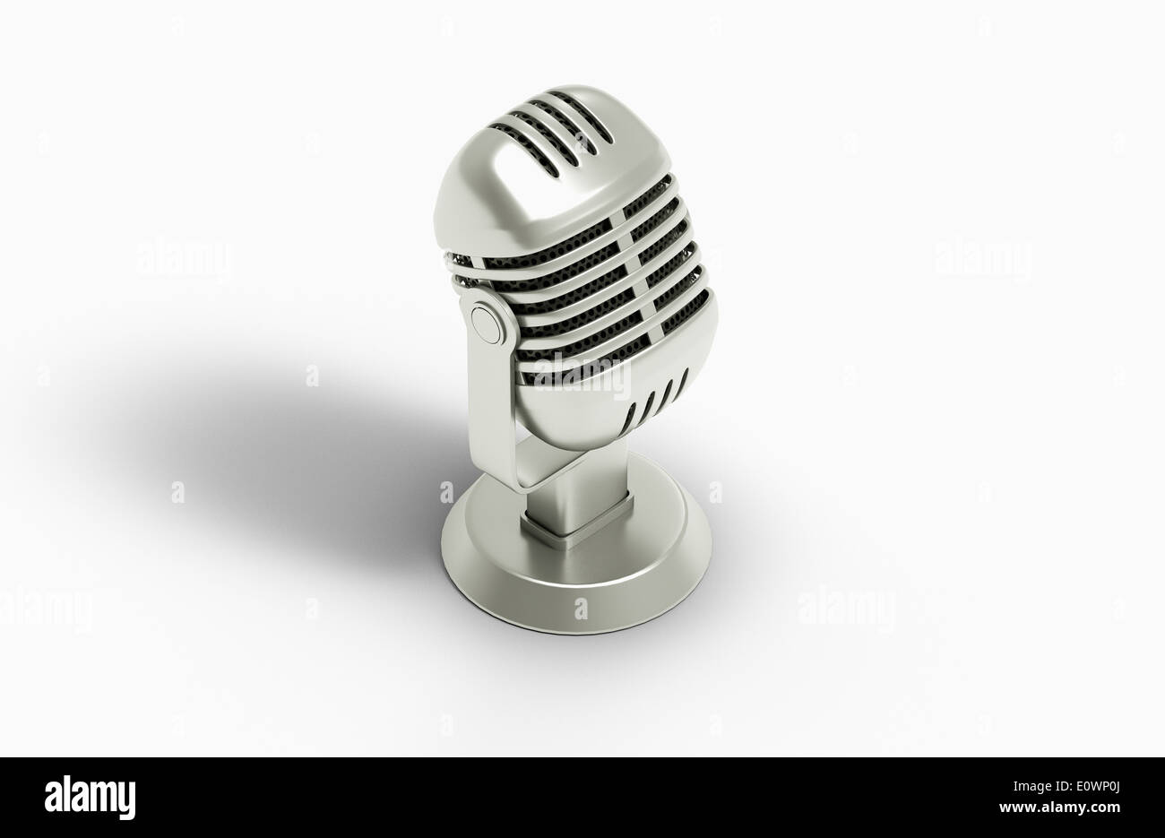 a classical microphone Stock Photo - Alamy