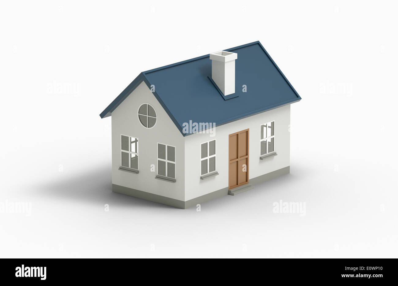 House icon blue hi-res stock photography and images - Alamy