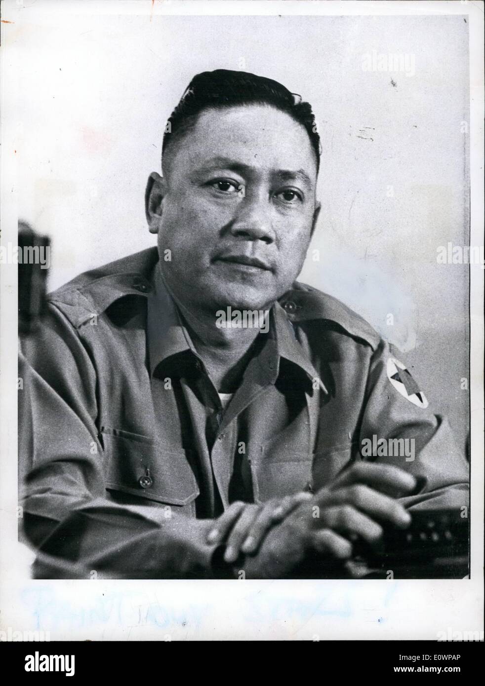 Jan. 01, 1964 - Major General Tran Van Don, Minister of Defense and 1st ...
