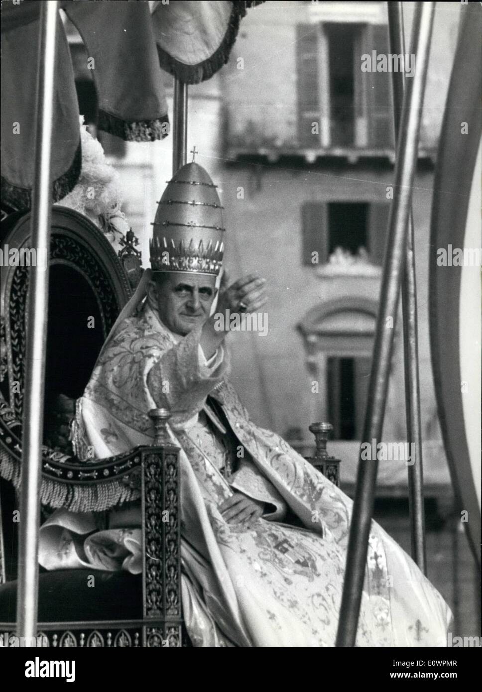 Nov. 11, 1963 - Pope Paul Vi attended this morning a very important ceremony in the Basillica of ...