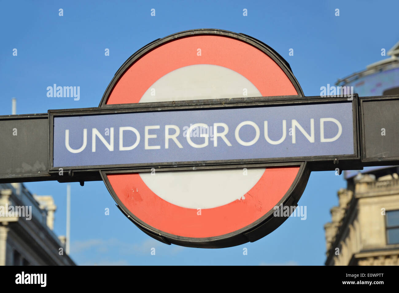 sign for the London underground tube station Stock Photo - Alamy