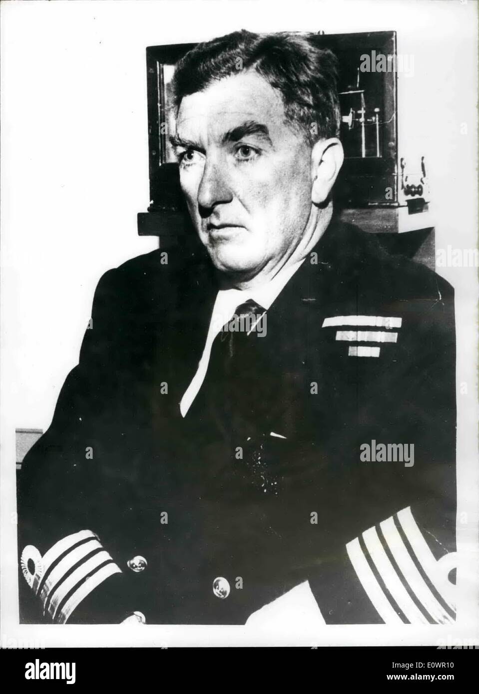 Feb. 02, 1964 - The Commander of the ''Voyager''.: Captain D. Stevens ...