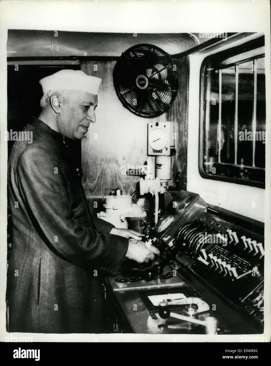 Nov. 22, 1963 - Mr. Nehru Drives A Train: On Saturday, the Indian ...