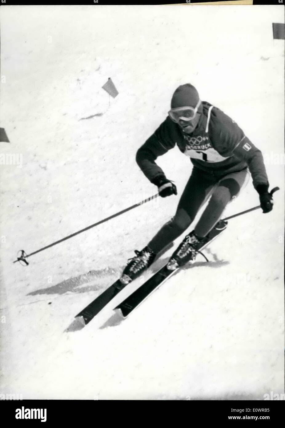Feb. 02, 1964 - Olympic Winter Games 1964 In Jnnsbruck / Austria Gold ...