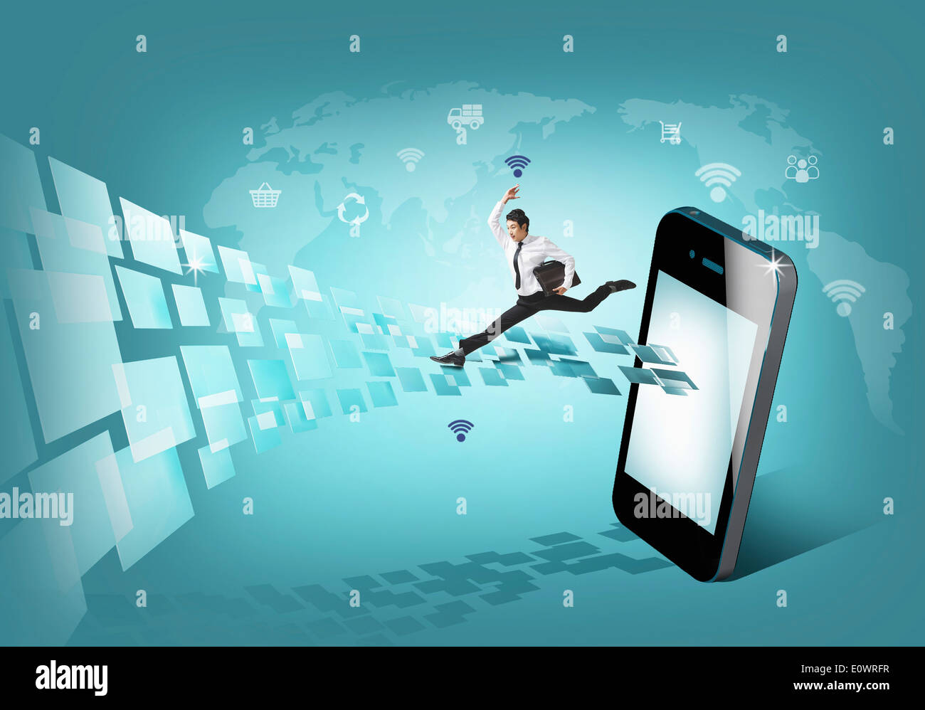 Young people jumping from hi-res stock photography and images - Alamy