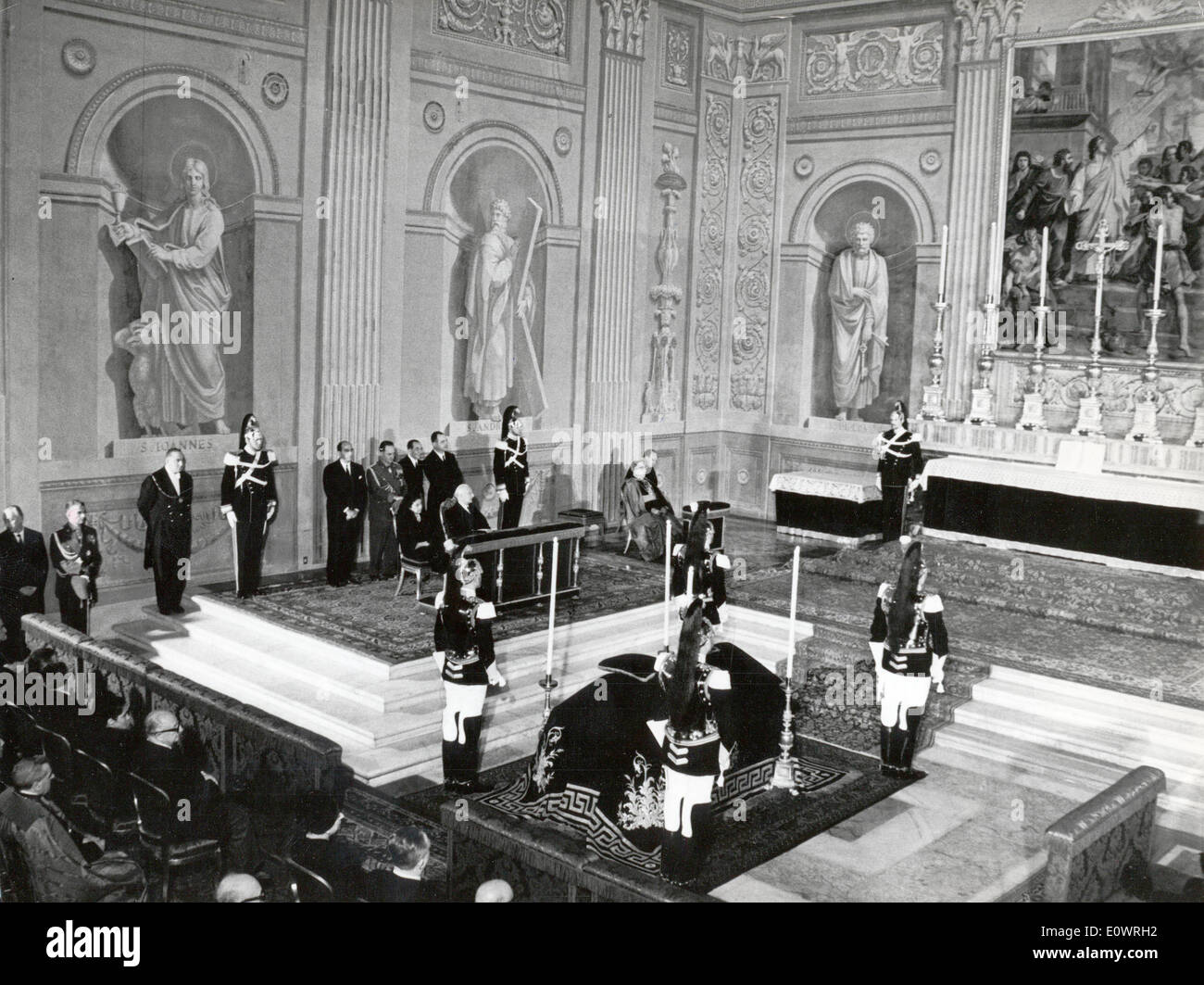 President John F. Kennedy's memorial service Stock Photo - Alamy