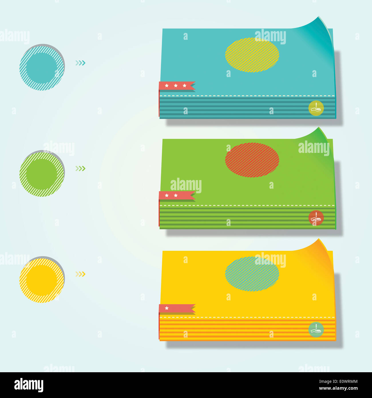 an info graph template Stock Photo - Alamy