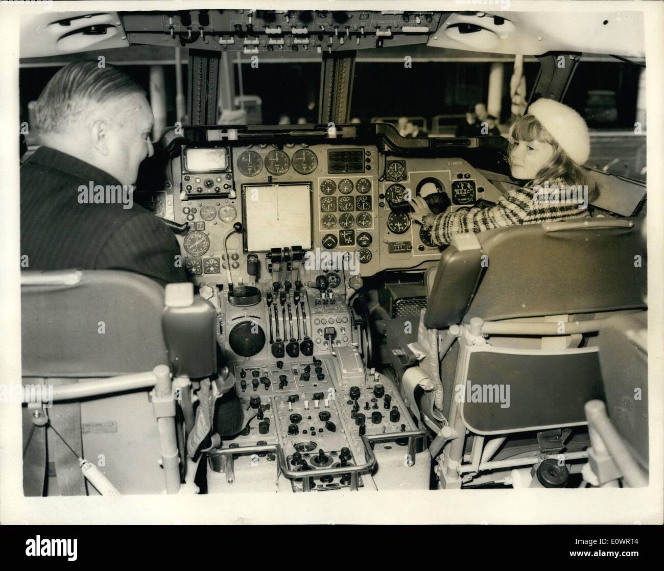 Feb. 02, 1964 - New ''Trident'' Jet Christened: At a ceremony at London ...